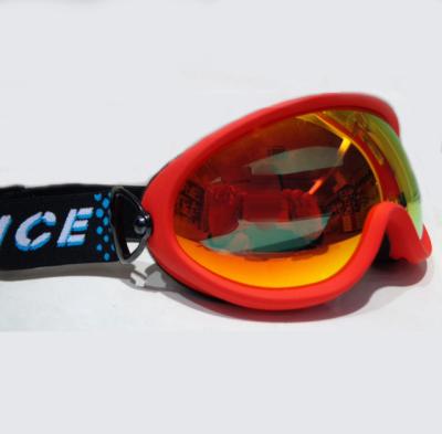 China Outdoor REVO Mirrored Lens Youth Snowboarding Goggles Professional for sale