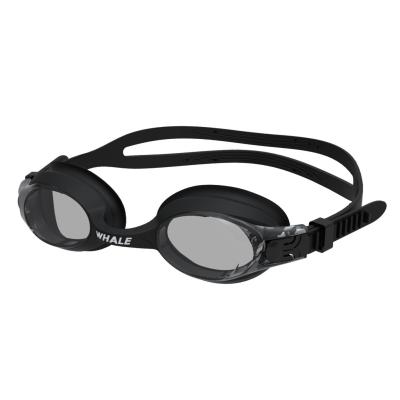 China Black Silicone Swimming Goggles , Swimming Pool Goggles , Racing Swim Goggles for sale