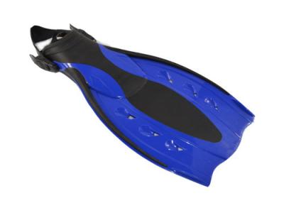 China Blue and Yellow TPE+PP Diving Fins Underwater Diving equipment for sale
