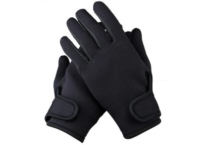 China Underwater Diving Gear / Equipment Heavy Duty Windsurfing, Scuba Diving Dry Gloves Black for sale