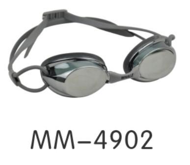 China Mirror Hagrid Black Swimming Pool Goggles Racing Swim Goggles Custom Made for sale