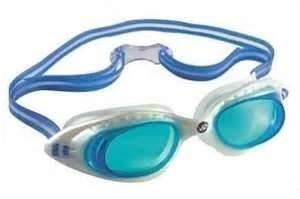 China Custom women s adult anti fog racing swimming goggles uv protection, blue, transparent for sale