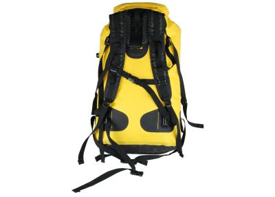 China Personalized TPU Inflatable Waterproof Dry Bags , float on water bag Yellow for sale
