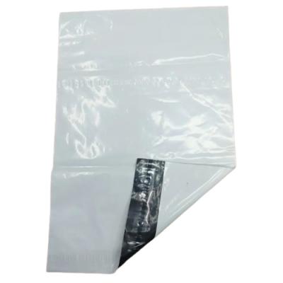 China Tear Proof Poly Mailer Shipping Bags Weather Resistant Black / White Printed for sale