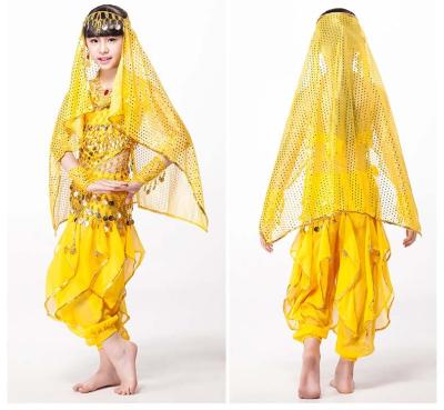 China Breathable Bauchtanz-Praxis kostümiert festes Chiffon- Gewebe zu verkaufen