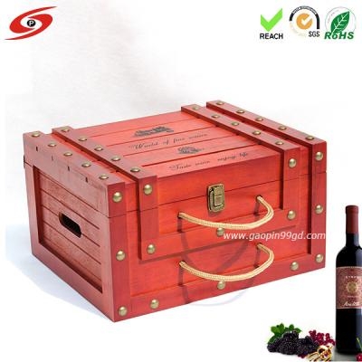 China Wine wooden box / Customize wooden box / Wooden box design / Wooden box / Wine packaging box / Wine wooden packaging box for sale