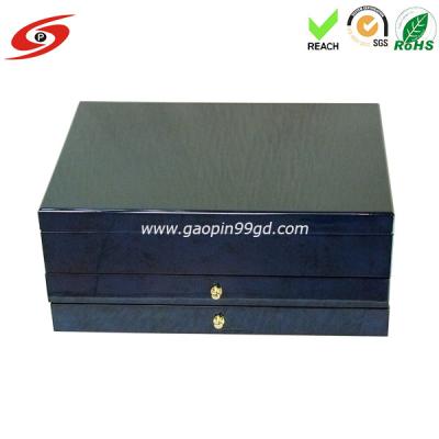 China Jewelry wooden box / Jewelry box customize / Jewelry box / Wooden box design/ Jewelry packaging box / MDF Jewelry box for sale