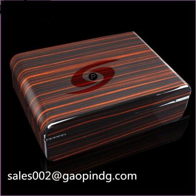 China Cigar wooden box / Cigar box customize / Wooden box design / Matte or high glossy finish effect / Cigar packaging for sale