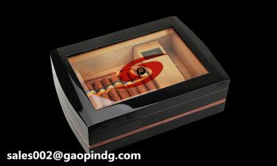 China Cigar wooden box / Cigar box customize / Wooden box design / Matte or high glossy finish effect / Cigar packaging for sale