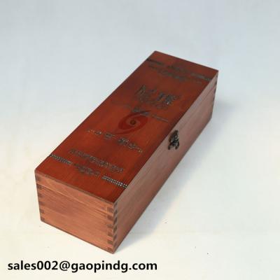 China Wine wooden box / Wine box customize / Wooden box design / Matte or high glossy finish effect / Wine wooden packaging for sale