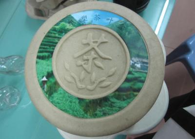 China White Thermoforming Pulp Paper Products Holding Tea Use Custom for sale