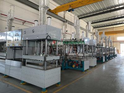 China Semi Automatic Tableware Making Machine Pulp Meal Box Making Machine 6-8 Ton / Day for sale