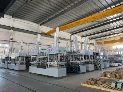 China Semi Automatic Tableware Making Machine Pulp Meal Box Making Machine 6-8 Ton / Day for sale
