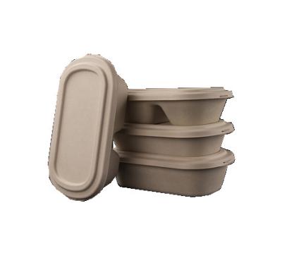China Semi Automatic Tableware Making Machine Pulp Meal Box Making Machine 6-8 Ton / Day for sale