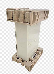 China Easy Operation Egg Box Forming Machine / Paper Pulp Molding Egg Tray Production Line for sale