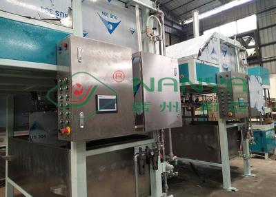 China El PLC controla la máquina de la bandeja de la pulpa con el doble intercambia/las estaciones de trabajo en venta