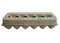 China PLC Control Single Layer Egg Carton Machine 120kg/H Capacity 1800-2200 Pcs/Hour Production Line for sale