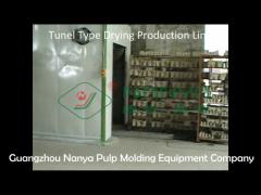 Tunnel Type Paper Pulp Drying Production Line