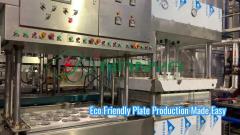 Semi-automatic pulp molding machine for plate/ Manual tableware products making