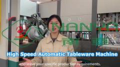 BY043 fully automatic tableware machine servo motor