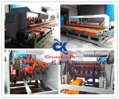China Automatic Arc-Edge Groove Round Cutting Polishing Machine for sale
