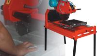 China Stablility Working Diamond Core Cutting Machine , Rock Core Saw Machine Red for sale