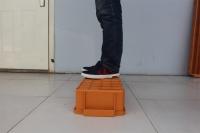 China Strong Temperature Resistant Drill Core Boxes / Plastic Drill Core Trays Orange for sale