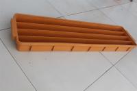 China High Strength PE Material Mining Core Boxes With Four Orange Channels for sale