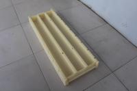 China 85mm Core Storage Plastic Core Boxes , Light Yellow HQ Core Boxes High Strength for sale