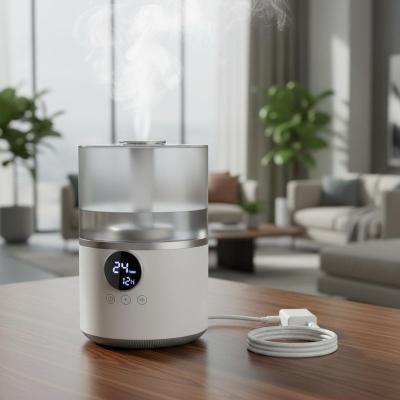 China USB Cable Ultrasonic Air Humidifier 24V Voltage Featuring Timer Control Suitable for Large Spaces and Continuous Operation for sale