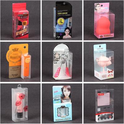 China Customized Plastic Cosmetics Container PET Folding Box Beauty Packaging Ersonal for sale