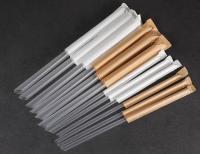 China Wrapped Biodegradable Plastic Straws Individually Compostable PLA Drinking for sale