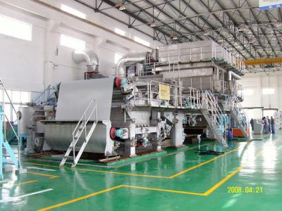 China Cultural Writing Paper Machine For Recycled Paper Virgin Pulp for sale