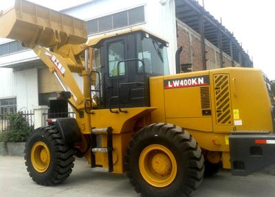 China Carregador diesel da roda da parte frontal de XCMG, carregador LW400KN do trator do estojo compacto do peso de carga de 4 toneladas à venda