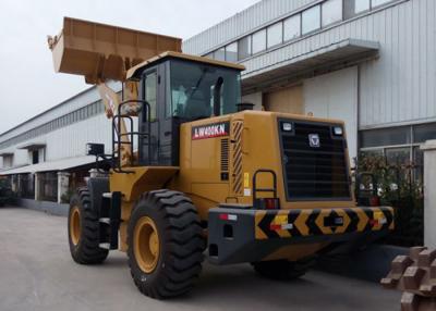 China Carregador diesel da roda da parte frontal de XCMG, carregador LW400KN do trator do estojo compacto do peso de carga de 4 toneladas à venda