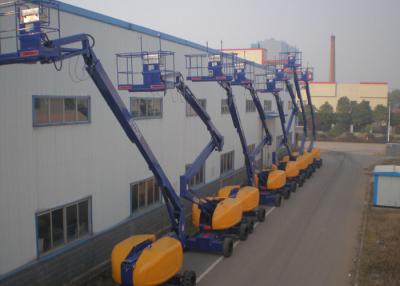 China Cummins Engine Elevated Work Platform , Safe 4WD Electric Bucket Lift for sale