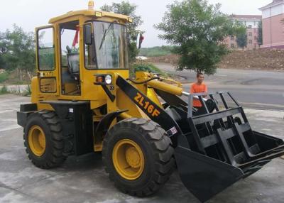 Cina mini ZL16F caricatore della ruota della parte frontale di 4WD con 1,6 il secchio stimato di CBM di capacità 0,8 di tonnellata in vendita