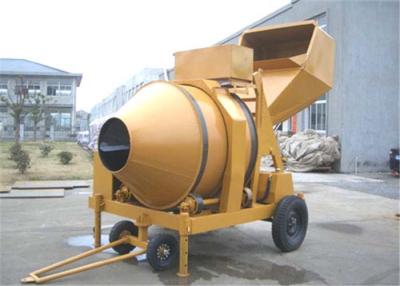 China 500L Diesel Engine Mobile Concrete Mixer Machine With Mechanic Transmission And Hydraulic Tipping system for sale