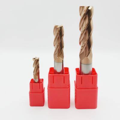 China Carbide 4 Flute Square Solid End Mill CNC Milling Cutter For Metal 10mm for sale