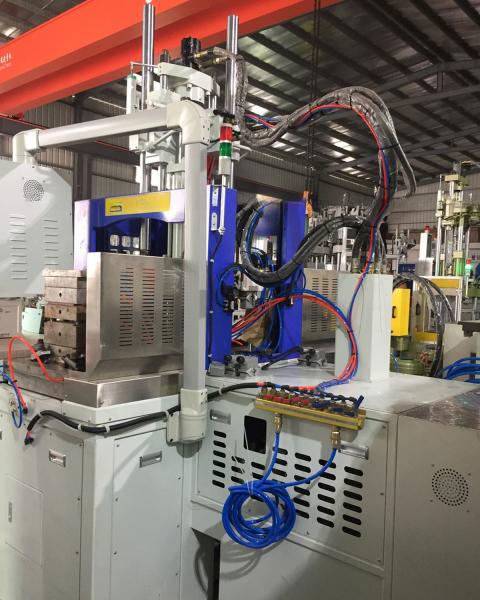 Quality 120T Double Slide Table Vertical Injection Molding Machine For High Volume for sale