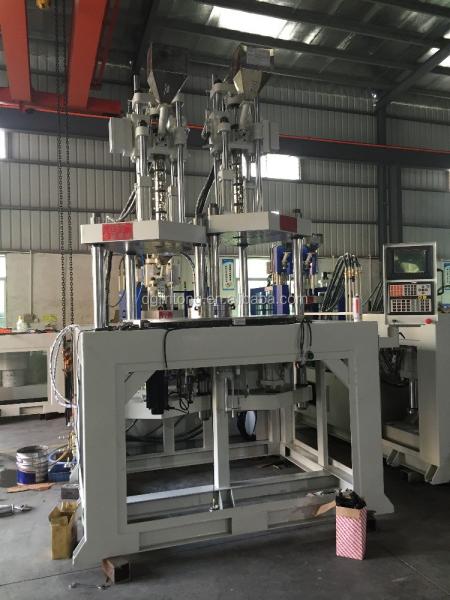 Macchina di stampaggio a iniezione rotativa a due colori JTT2V3R-1600 verticale