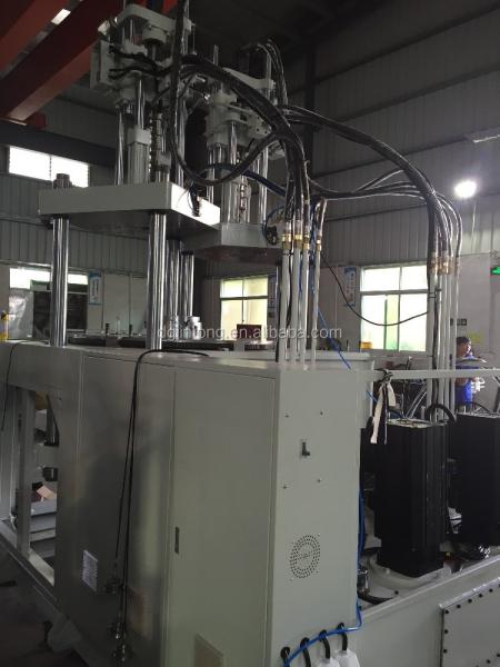 Macchina di stampaggio a iniezione rotativa a due colori JTT2V3R-1600 verticale