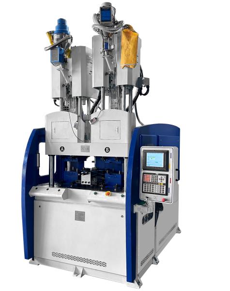 Macchina per stampaggio a iniezione di plastica verticale a manico di bicicletta JTT-850 2V-3R