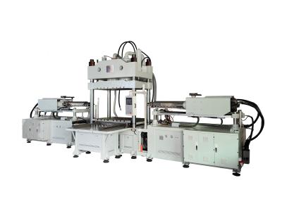 China 600T Two Color Vertical Clamping Horizontal Injection Molding Machine JTKR-6000D for sale