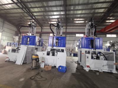 China Rotary Table Vertical Injection Molding Machine with 250T Clamping Force 929 cm³ Theoretical Shot Volume and 285 g/s Injection Rate for sale