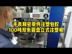 240 ton dubbelkleurige / materiaal injectie gietmachine verticaal voor handvat