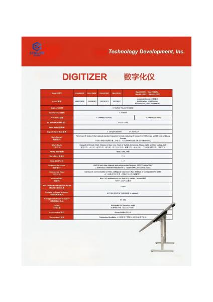 Quality Standard Size Digitizer Cutter Plotter Machine Easy To Install for Garment Textile Apparel Industries for sale