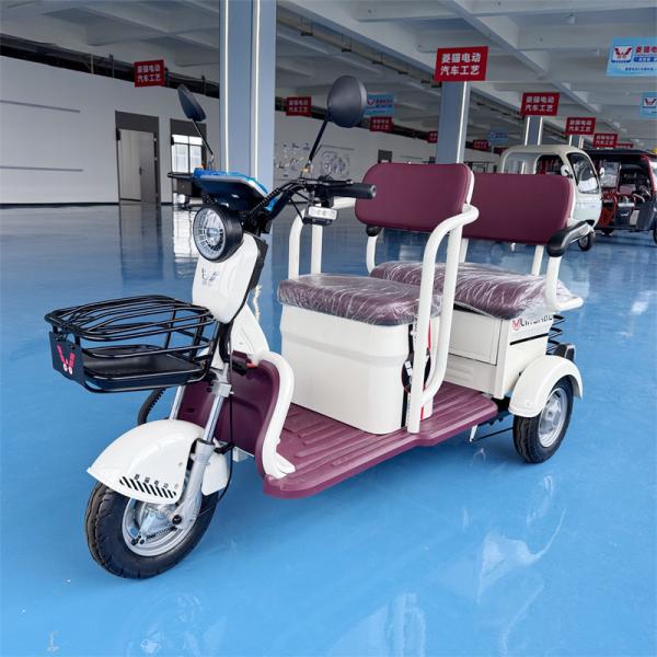 Quality Safe And Stable 48V/60V Semi Enclosed Electric Tricycle E-Trike With High Strength Frame for sale