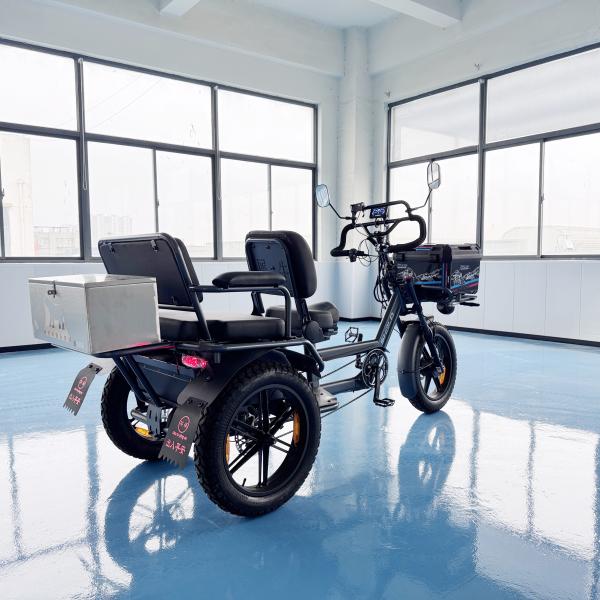 Quality Adult 3 Wheel Electric Mobility Scooter With Front & Rear Cargo Baskets for sale