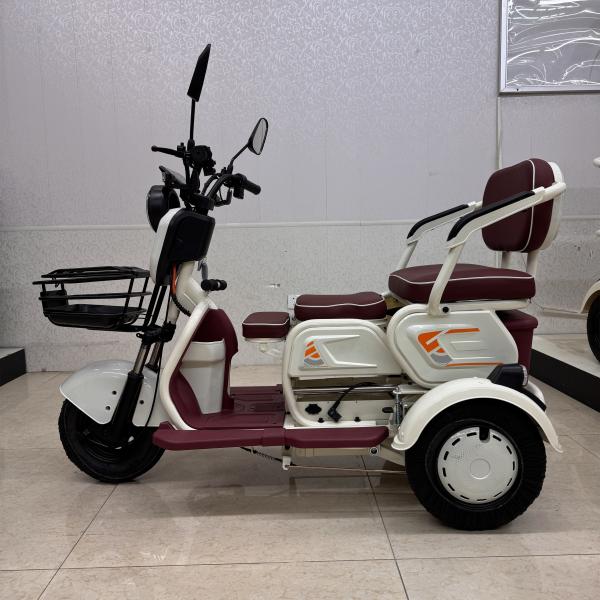 Quality Fashion Adult 3 Wheel Electric Tricycle Long Range Daily Commuting Model 30-40km for sale